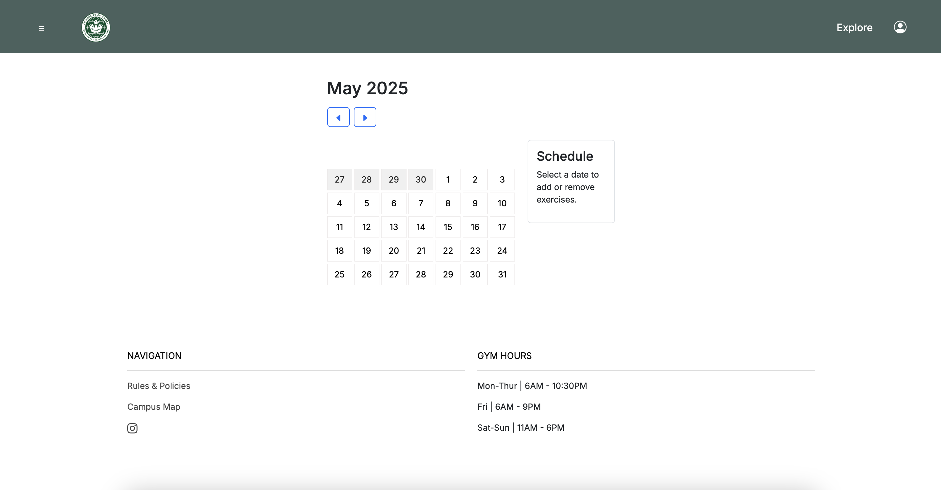 Gym-Meet | Scheduling and meeting app for UH gym-goers